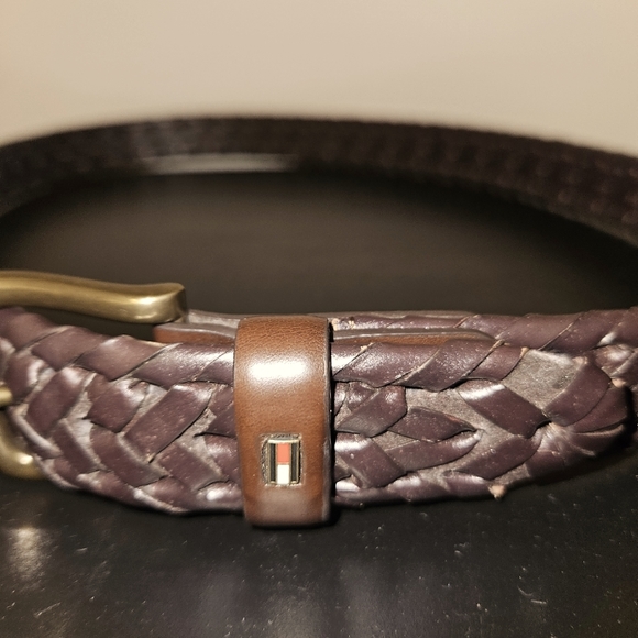 Tommy Hilfiger | Accessories | Tommy Hilfiger Mens Braided Leather Belt ...